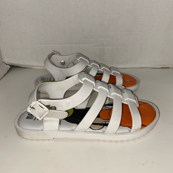 Mel by Melissa | Shoes | Mel By Melissa White Jelly Flocks Disney ...